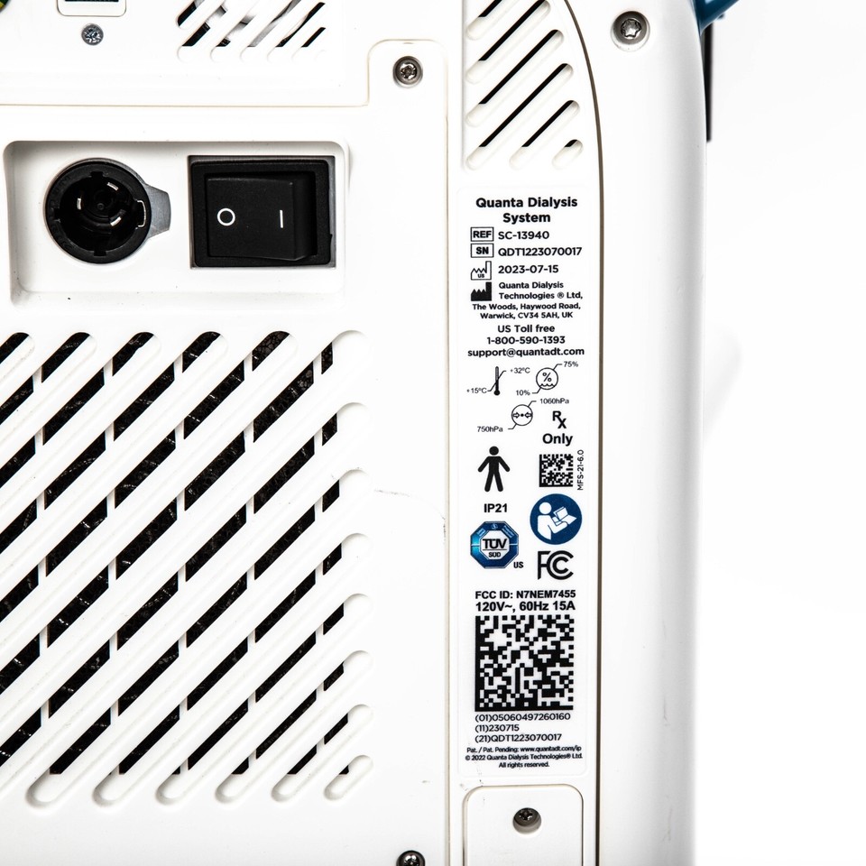 Quanta at Home Dialysis Machine, SC-13940, 70-0243D | eBay