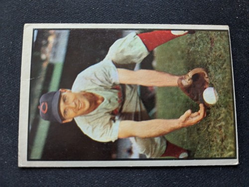 1953 Bowman Color Baseball Card # 108 Bobby Adams - Cincinnati Reds (VG ...