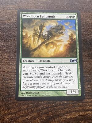 Woodborn Behemoth (203) Magic 2014 M14 MTG Magic The Gathering D6921* | eBay