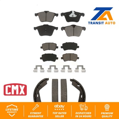 Front Rear Ceramic Brake Pads And Parking Shoes Kit For 2007-2009 Volvo ...