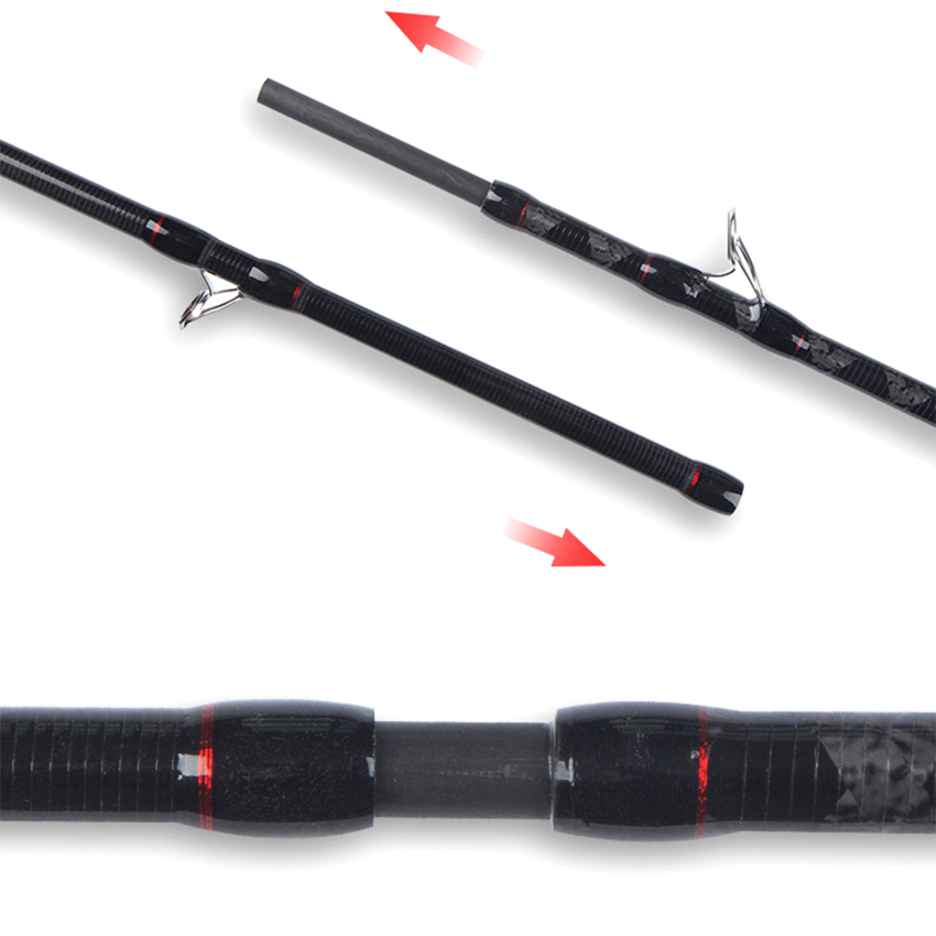 FISHGANG Casting Rod 7ft 10-40lb XXH Graphite Saltwater Fishing Rod ...