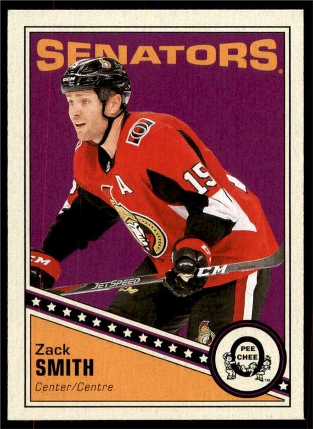 2019-20 UD OPC O-Pee-Chee Retro Base #399 Zack Smith - Ottawa Senators ...