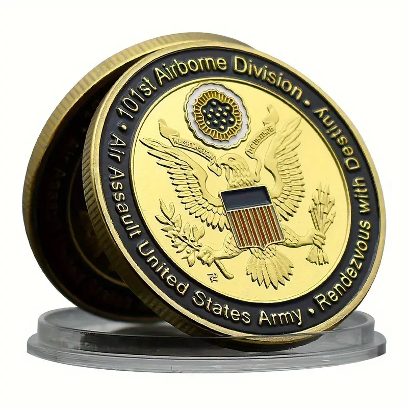 Army 101st Airborne Screaming Eagles B Challenge Coin Collectable Commemorative | eBay