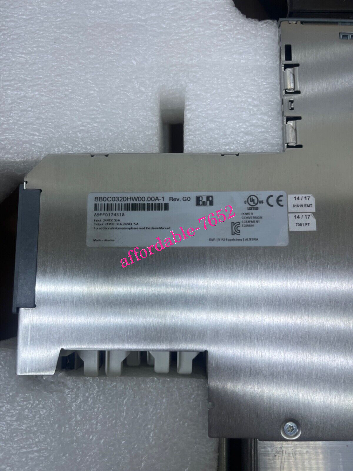 new B&R 8B0C0320HW00.00A-1 Power Supply Module DHL or FedEx | eBay