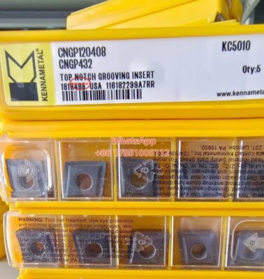 KENNAMETAL CNGP120402 KC5010 Carbide Inserts 10pcs CNMG430 Turning ...