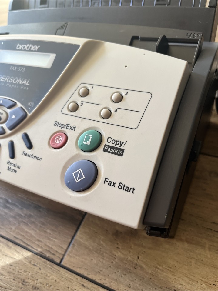 Brother FAX-575 Personal Fax Missing Phone Tested Working 12502612278| eBay