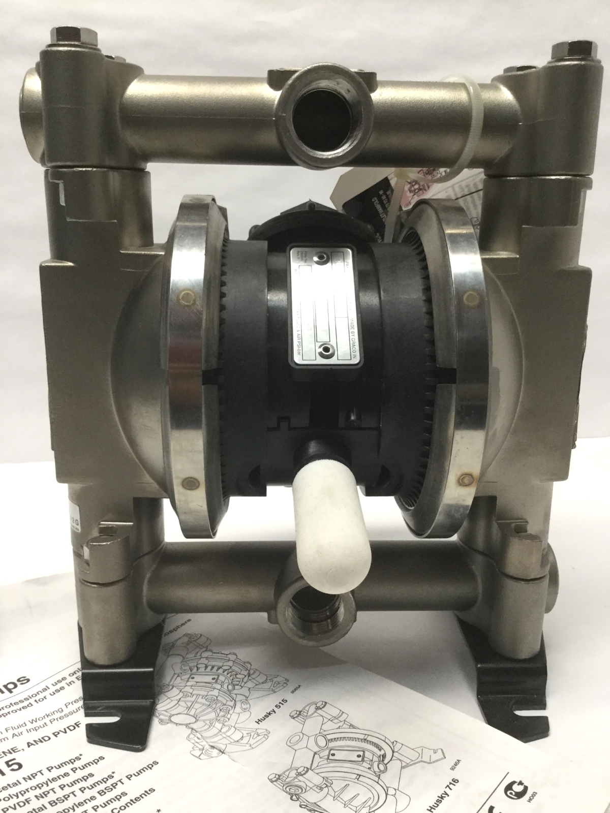 Graco D44381 Husky 716 SS Air-Operated Diaphragm Pump *With Remote ...