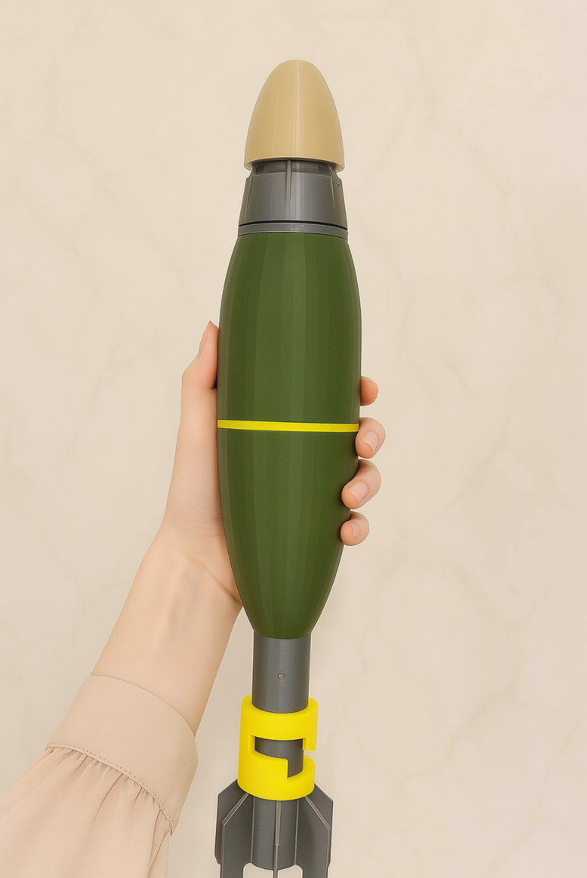 1:1 US M720 Mortar Projectile Model Plastic Replica Prop Display | eBay
