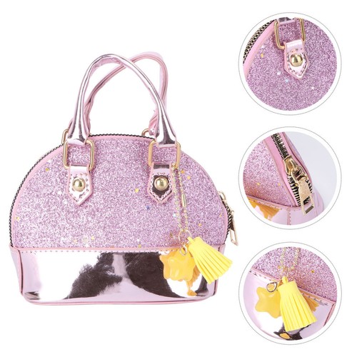 Mini Shoulder Bag Girls Handbag Sequins Messenger Glitter Crossbody for ...