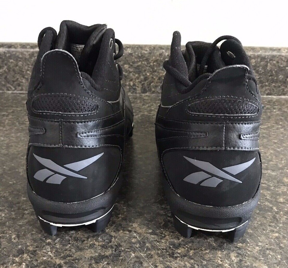 Authentic Reebok Mid-Molded Baseball Cleats 18-50093A Black Size 15 NEW ...