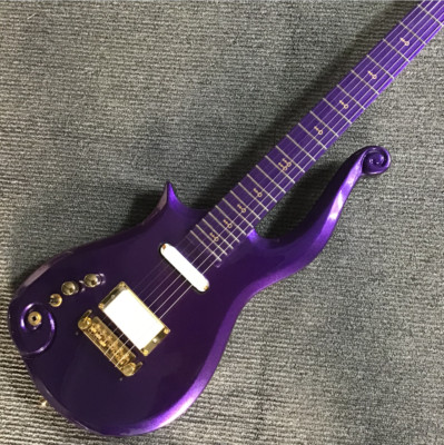 prince Electric Guitar Left-handed Cloud Purple Color Gold Hardware ...