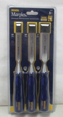 Irwin Marples 3pc Precision Woodworking Chisel Set 1/2", 3/4", 1" | eBay