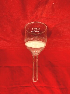 Pyrex 36060 150mL ASTM 10-15 M Fritted Glass Funnel | eBay