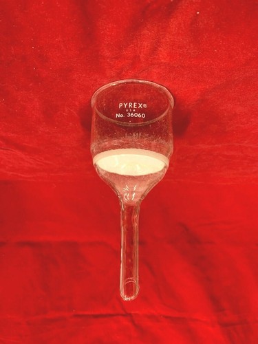 Pyrex 36060 150mL ASTM 10-15 M Fritted Glass Funnel | eBay