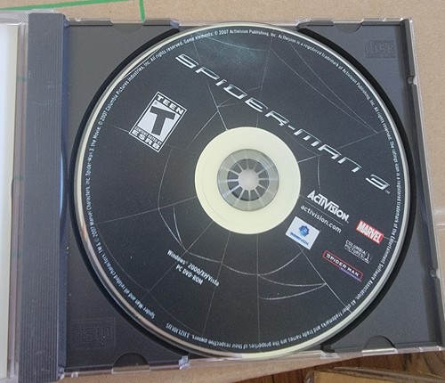Marvel SPIDERMAN 3 (PC CD-Rom, 2007, Activision) Complete With Manual ...