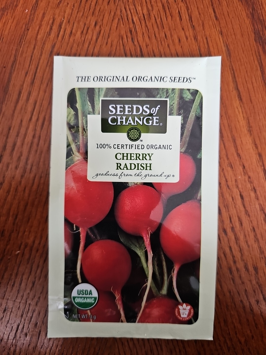 Cherry Radish Seeds Of Change Organic Vegetable Pack | eBay