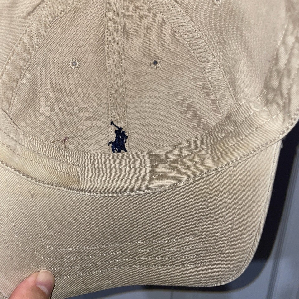 Polo Ralph Lauren Adjustable Strap Back Men’s Dad One Size Beige Tan ...