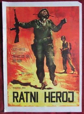 Baynes Barron Poster Vintage Movie War is Hell Burt Topper 1961 | eBay