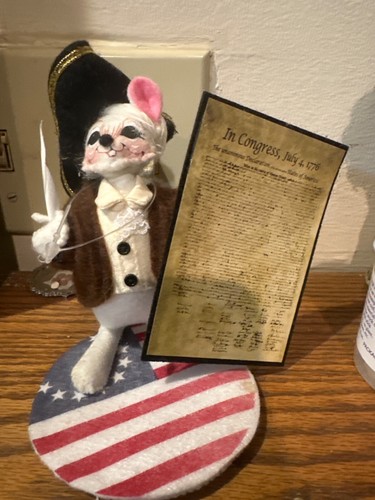 annalee patriotic/ 4th of July mouse, minuteman hat colonial wear | eBay