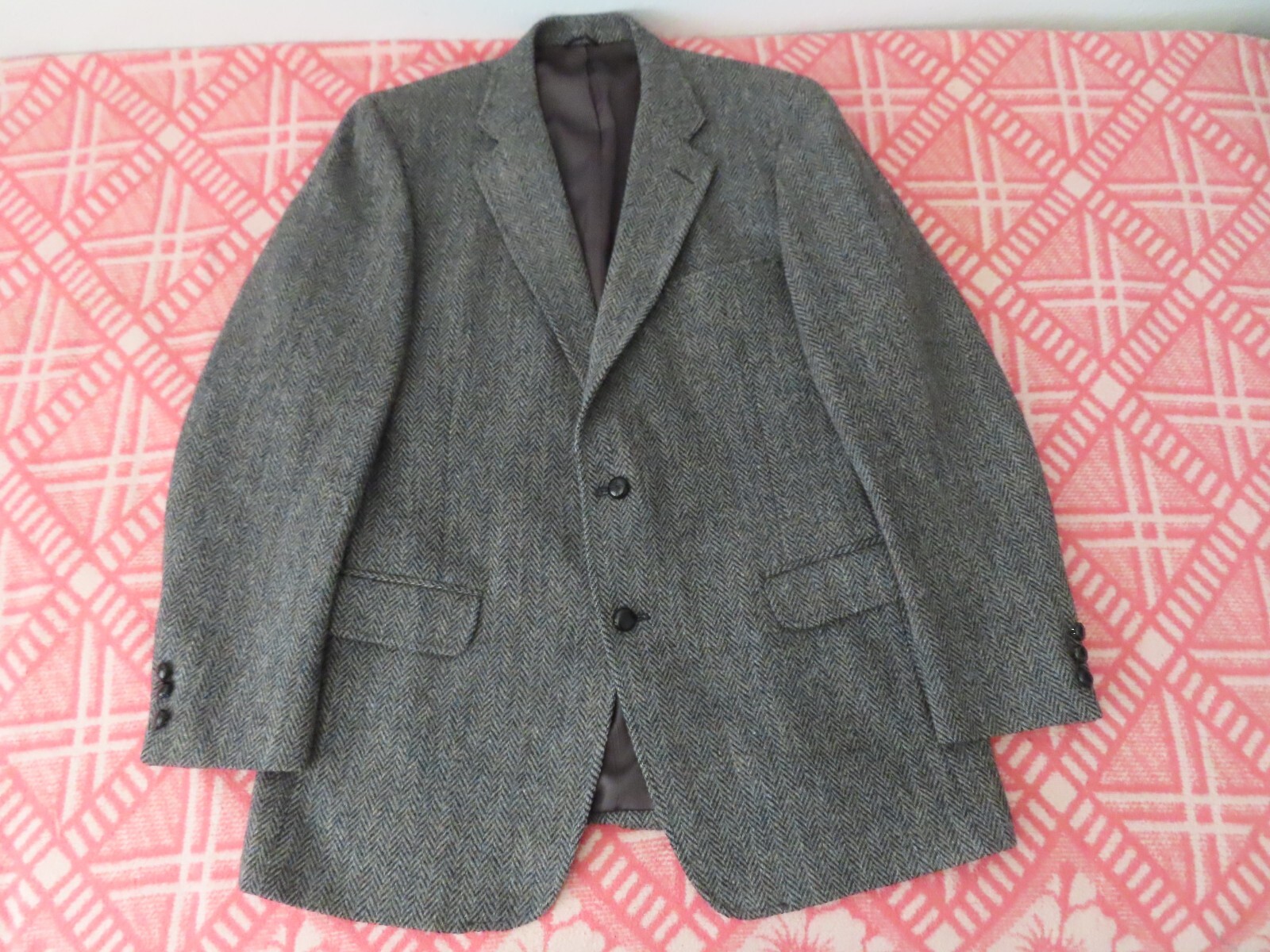 vintage haarr bros X Harris Tweed herringbone wool bl… - Gem