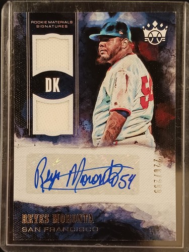 /299 RPA 2018 Diamond Kings Reyes Moronta Rookie Materials Dual Relic ...