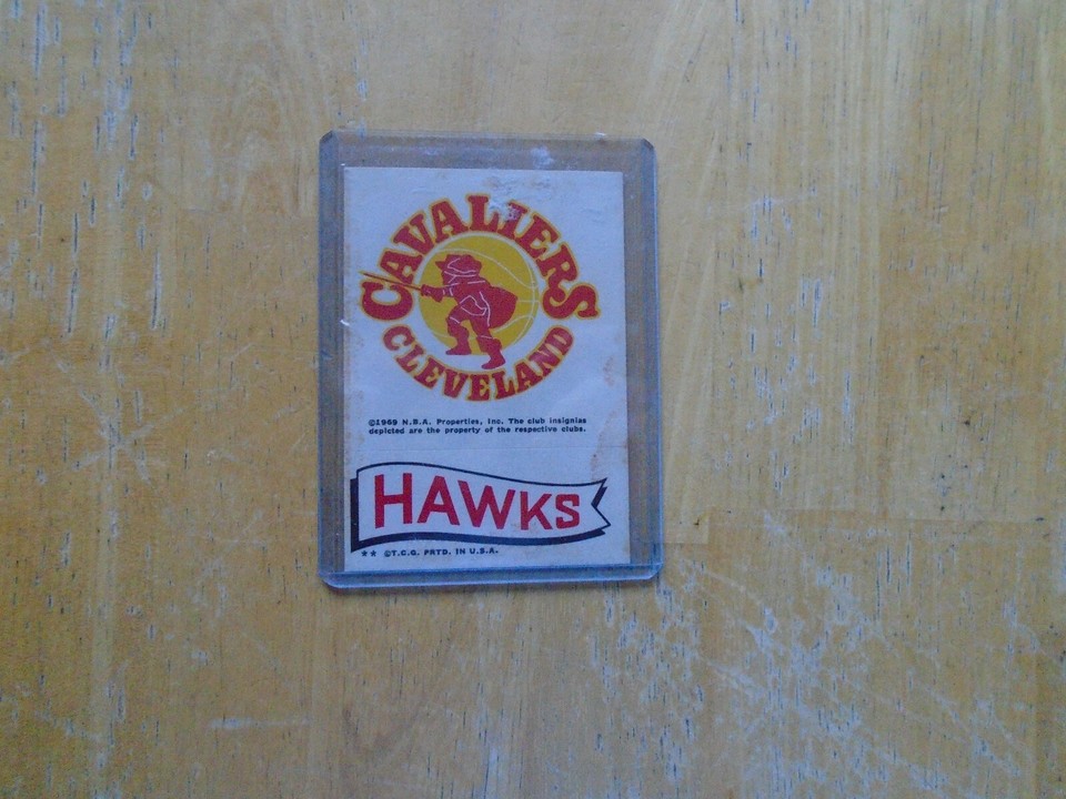 1969 N.B.A Topps Stickers Cleveland Cavaliers Virginia Squires, Hawks ...