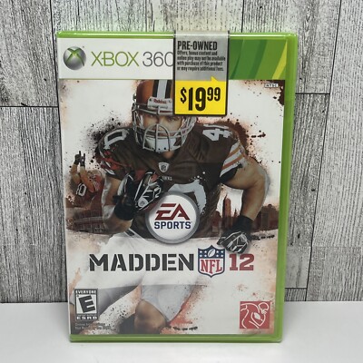 Madden NFL 12 Xbox 360 Game New Sealed 14633196481 | eBay