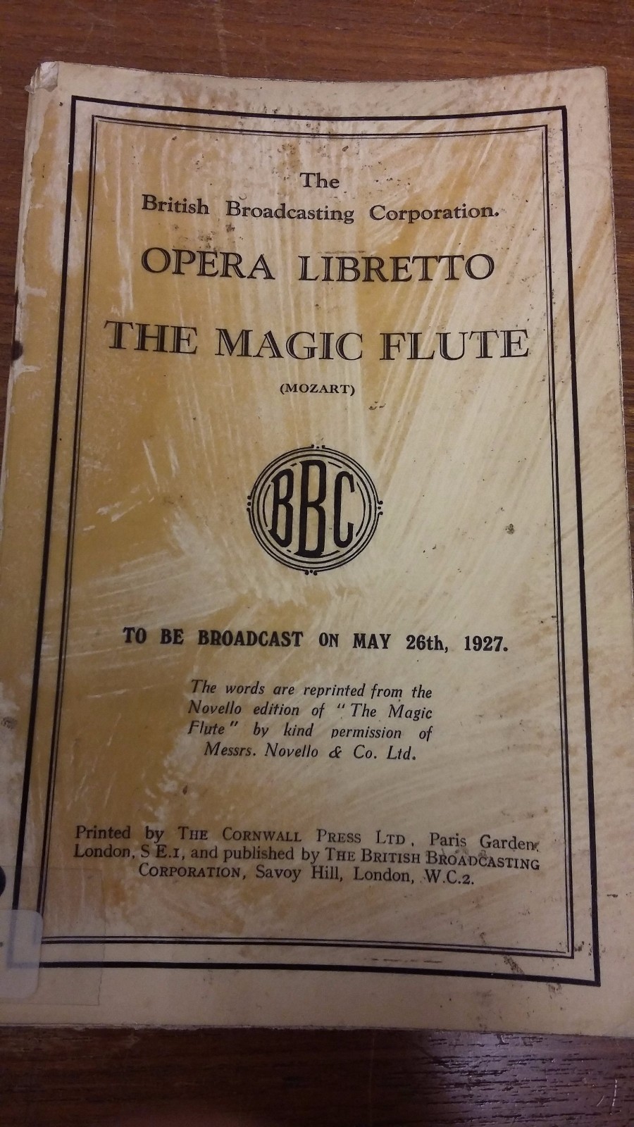 Mozart: The Magic Flute: Libretto | eBay Australia