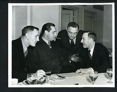 1938 NL Managers Press Photo Casey Stengel Bill Terry Frank Frisch ...