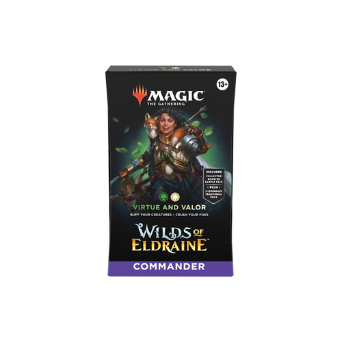 MTG - Wilds Of Eldraine Commander Deck - Virtue And Valor | eBay