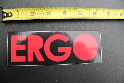Ergo Surfboards Therefore Black Red Poetry Poem V21a Vintage Surfing ...