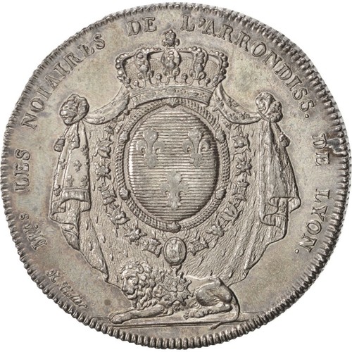 [#401129] France, Token, Notary, 1812, Tiolier, AU, Silver, Lerouge:171 ...