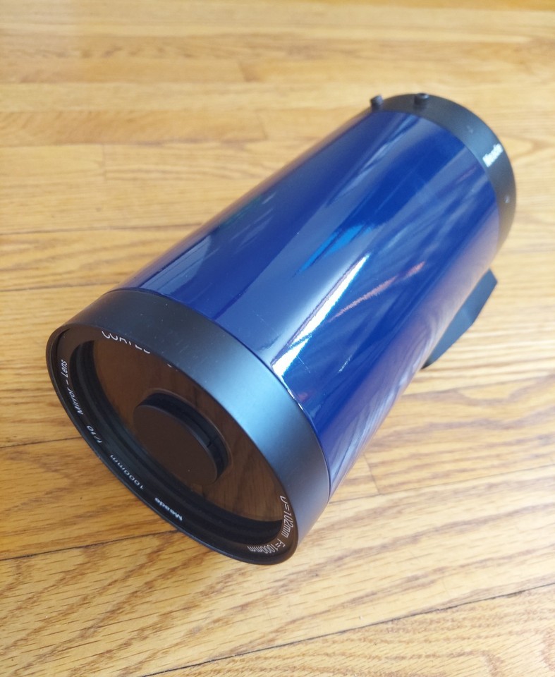 Meade 102mm F/10 1000mm Focal Length Mirror Lens Telescope - With Hard ...