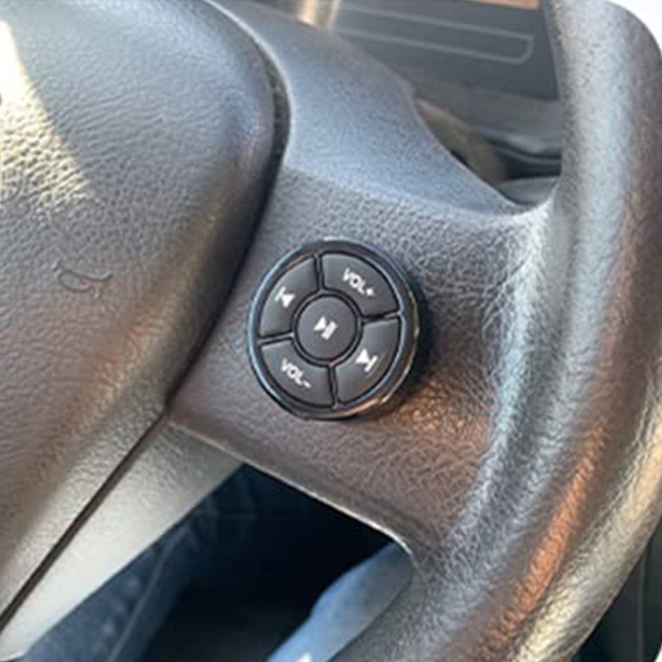 Car Wireless Steering Wheel Button Remote Control Media Button Radio ...
