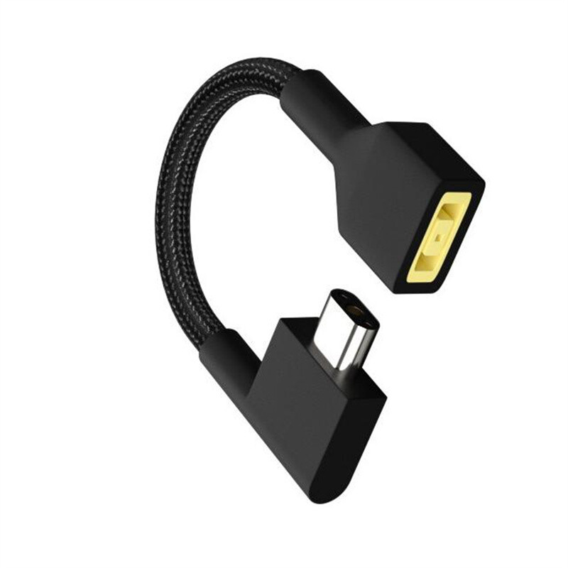 DC Square Female-3-Pin Plug Converter Laptop Charging Cable For Lenovo ...