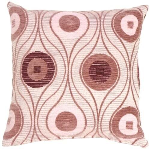 Pillow Decor Pod Mauves Throw Pillow 17X17 Cotton Acrylic Chenille Soft ...