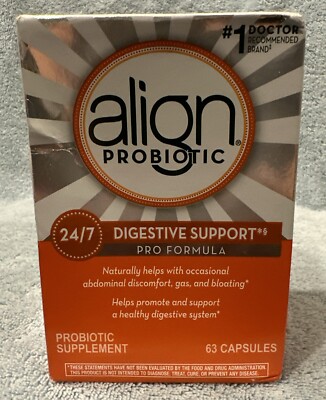 Align Probiotics Supplement Digestive Support Pro Formula - 63 Capsules ...