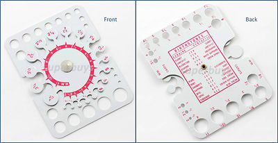 Carat Gemstone Diamond Weight Size Sizer Sizing Gem Stone Measuring ...