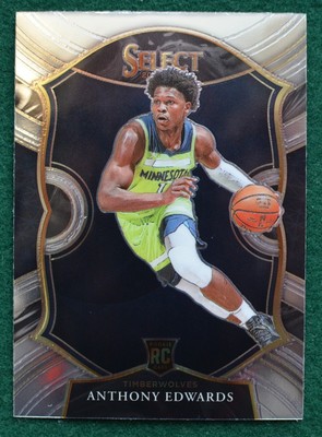 Anthony Edwards rookie card Mint - 2020 Select silver hobby ...