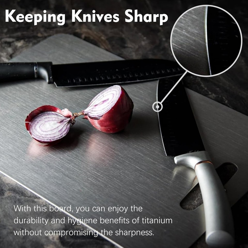 Tablas de cortar de titanio, 100% puro, fáciles de limpiar, sin olores. 3 PCS | eBay