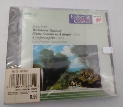 Schubert: Wanderer Fantasy Piano Sonata. $1 Ship Per Add'l CD Multi-Orders. New! | eBay