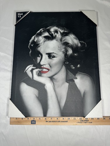 Marilyn Monroe Red Lips 15x19 Wall Art Frame Canvas Print 2013 The Thinker JM02 | eBay