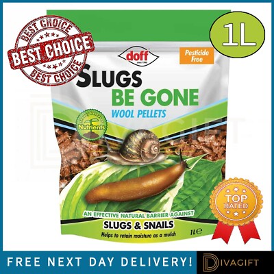 DOFF SLUGS BE GONE WOOL PELLETS 1L NATURAL AGAINST SLUGS & SNAILS ...