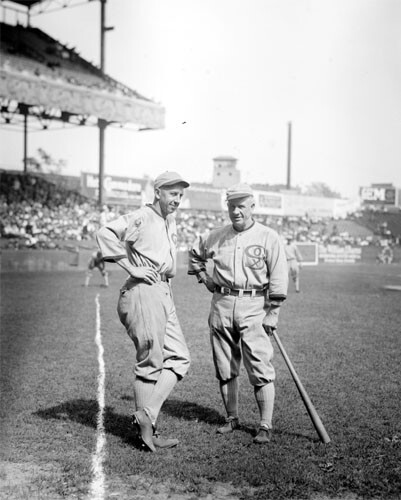 Chicago White Sox Eddie Collins and Manager Kid Gleason 1921 Photo | eBay