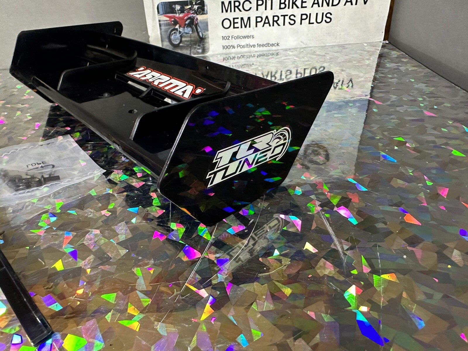 Arrma TLR Typhon Buggy Rear Wing Adjustable Downforce Gurney Flaps /V4 ...