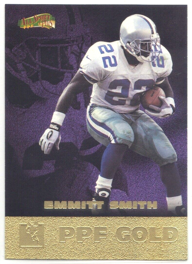 RB054 1996-97 Score Board All Sport PPF Gold #195 Emmitt Smith Dallas ...