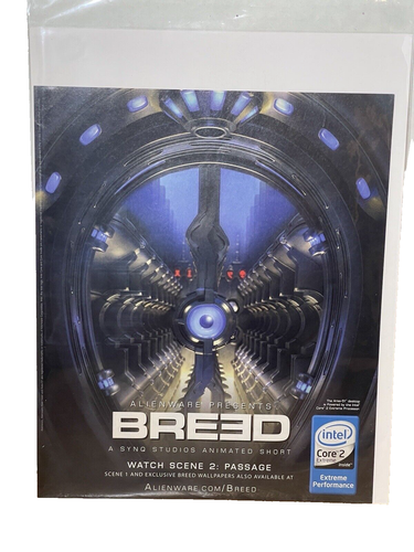 Alienware Breed PC Animated Short Scene 2 Promo 2008 Vintage Print Ad ...