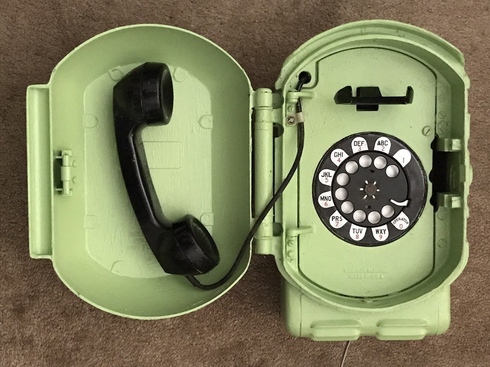 Vintage NYPD Police Call Box Extension Phone Old Telephone “Read ...