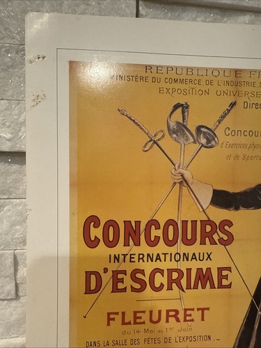 1900 Paris Summer Olympics Poster 12x16” - Ready For Framing! Stunning ...