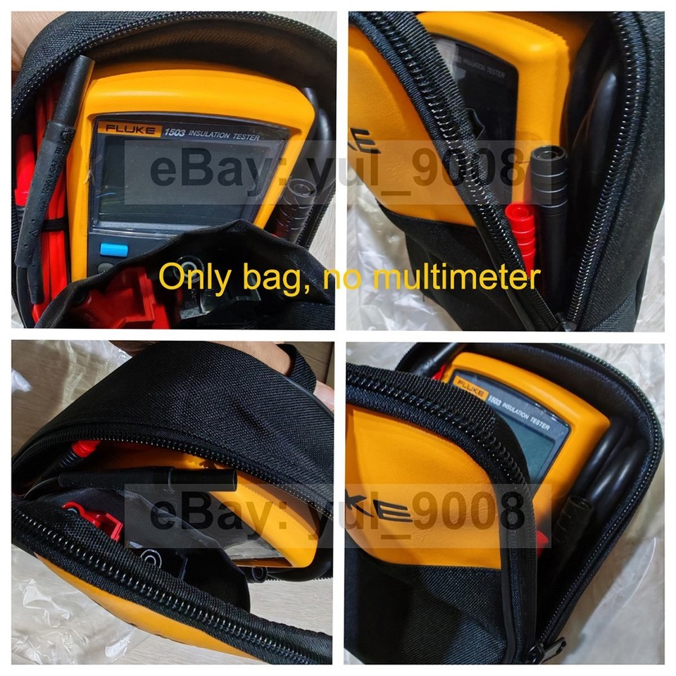 Automotive Test Lead Kit + FLUKE C25 Soft Bag for 287C 289C 87V 1503 ...